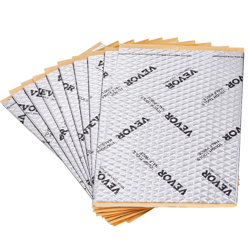 VEVOR Sound Absorption Sheet Noise Mass Grabber 36sq.ft 9.8" x 15.7" x ...