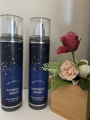 2 New SAPPHIRE MOON 🌙 FRAGRANCE MIST BATH & BODY WORKS SPRAY | eBay