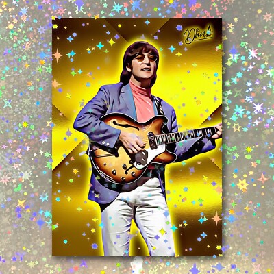 John Lennon Holographic X-Ceptional Sketch Card Limited 1/5 Dr. Dunk ...