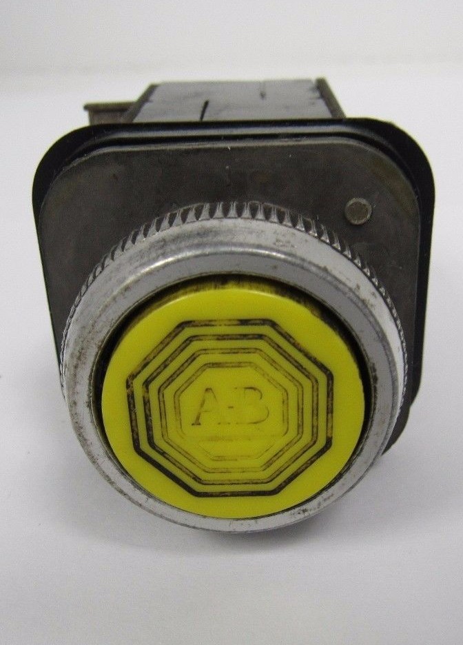 ALLEN BRADLEY YELLOW PUSH BUTTON 800T-A9B | eBay