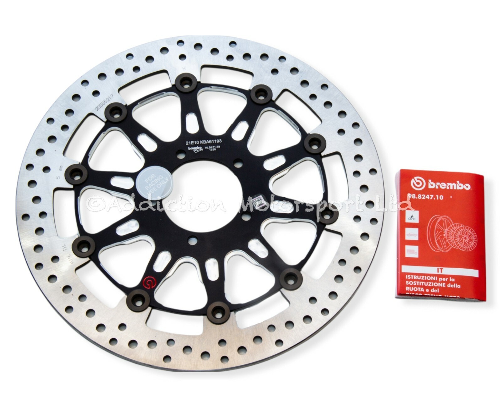 330mm Front Brake Disc Brembo The Groove for Ducati Scrambler ...