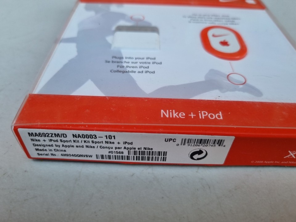 Nike + Sensor Kit. Nike + iPod MA692ZM/D NA003-101. Nike + iPod Sport ...