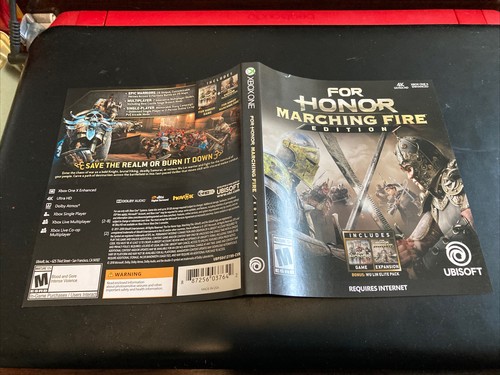 For Honor Marching Fire Edition Xbox One Box Art | eBay