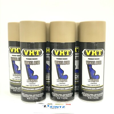 VHT SP944-6 PACK BUCKSKIN TAN Vinyl Dye Carpet, Dashboards, Vinyl Seats ...