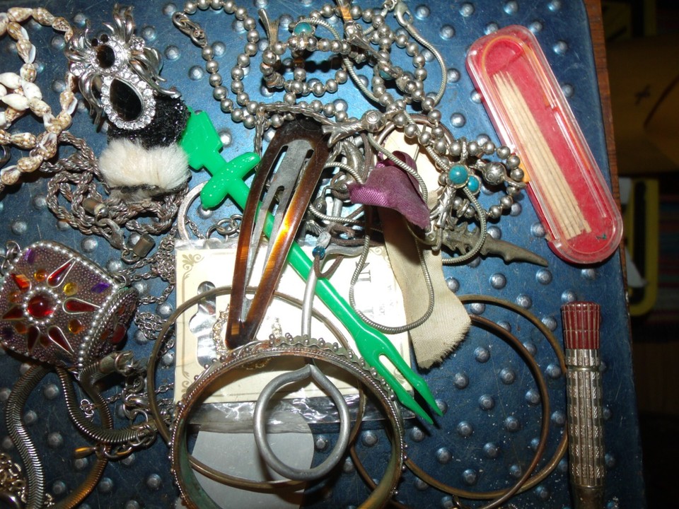 Junk Drawer Lot braclets necklace stuff Assorted Junk lot 7 | eBay