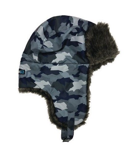 Tony Hawk Camo Camouflage Print Blue Gray Hat Beanie Trapper One Size ...