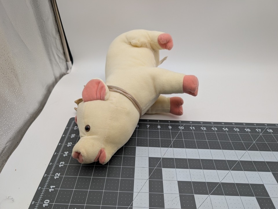 Big Top Pee Wee Vance Pig Talking Plush 1988 Pull String Works READ ...