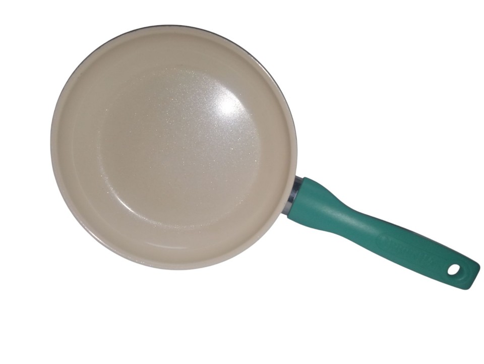 GreenPan Rio Collection 3 Frypan Skillets 5” 8.25” & 10.5” Turquoise ...