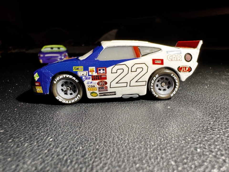 **CUSTOM** 1:55 scale Disney Pixar Cars die cast - R Queen Racer - #22 ...