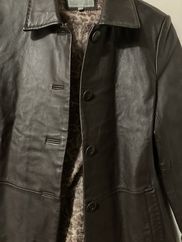 Juliet Michelle Women's Brown Soft Leather Jacket Coat Sz Medium ...