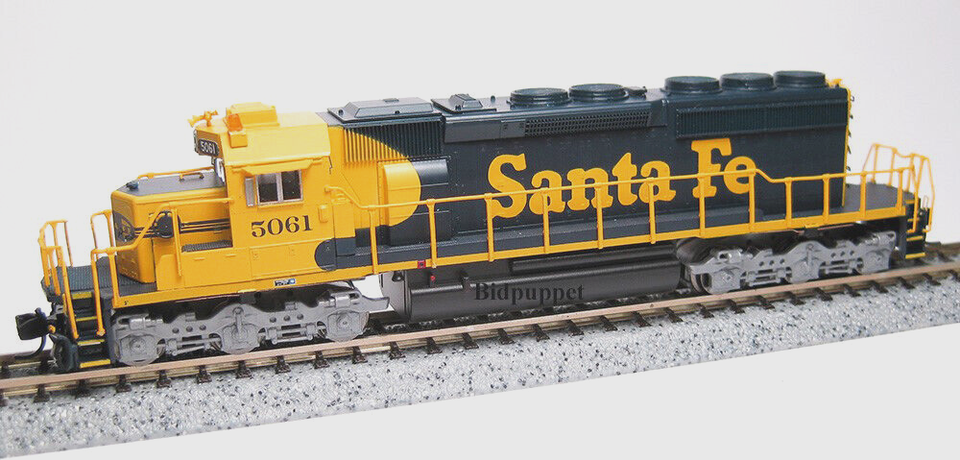 Santa Fe SD40-2 Diesel Locomotive #5084 DCC Ready InterMountain 69320 ...
