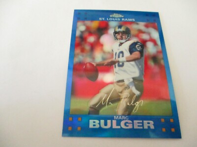 2007 Topps Chrome Blue Refractor Marc Bulger Card #TC9 | eBay