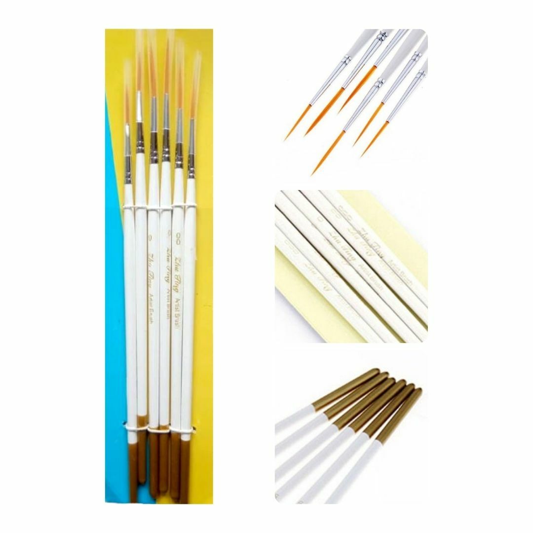 Paint Brushes Set Extra Fine Detail Painting Brush Art Acrylic Oil ...