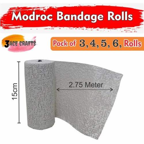 MODROC/MODROCK PLASTER OF PARIS MODELLING MOULD ART & CRAFTS BANDAGE ...