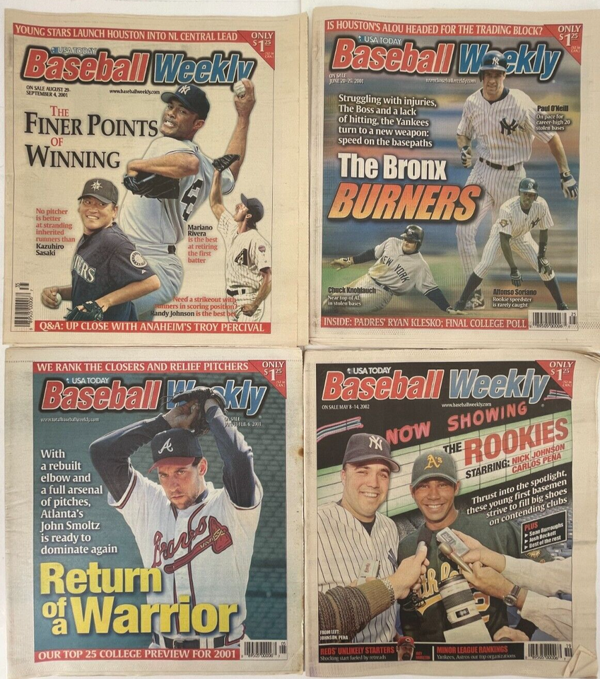 Vintage Baseball Weekly Lot Of 20 Magazines #6 | eBay