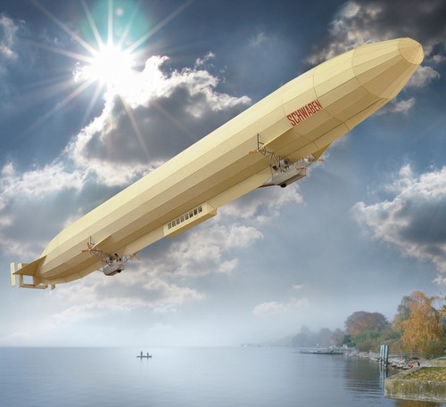 Card Model Kit Airship LZ 10 Schwaben | eBay UK