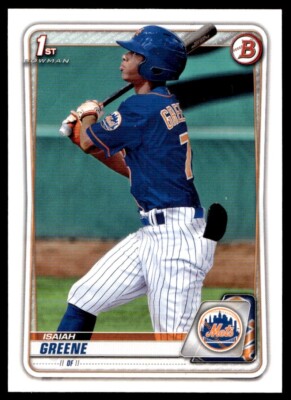 2020 Bowman Draft Isaiah Greene G274 New York Mets #BD-77 | eBay
