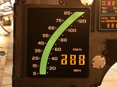 1984 84 CORVETTE DIGITAL DASH INSTRUMENT CLUSTER SPEEDOMETER SPEED LCD ...