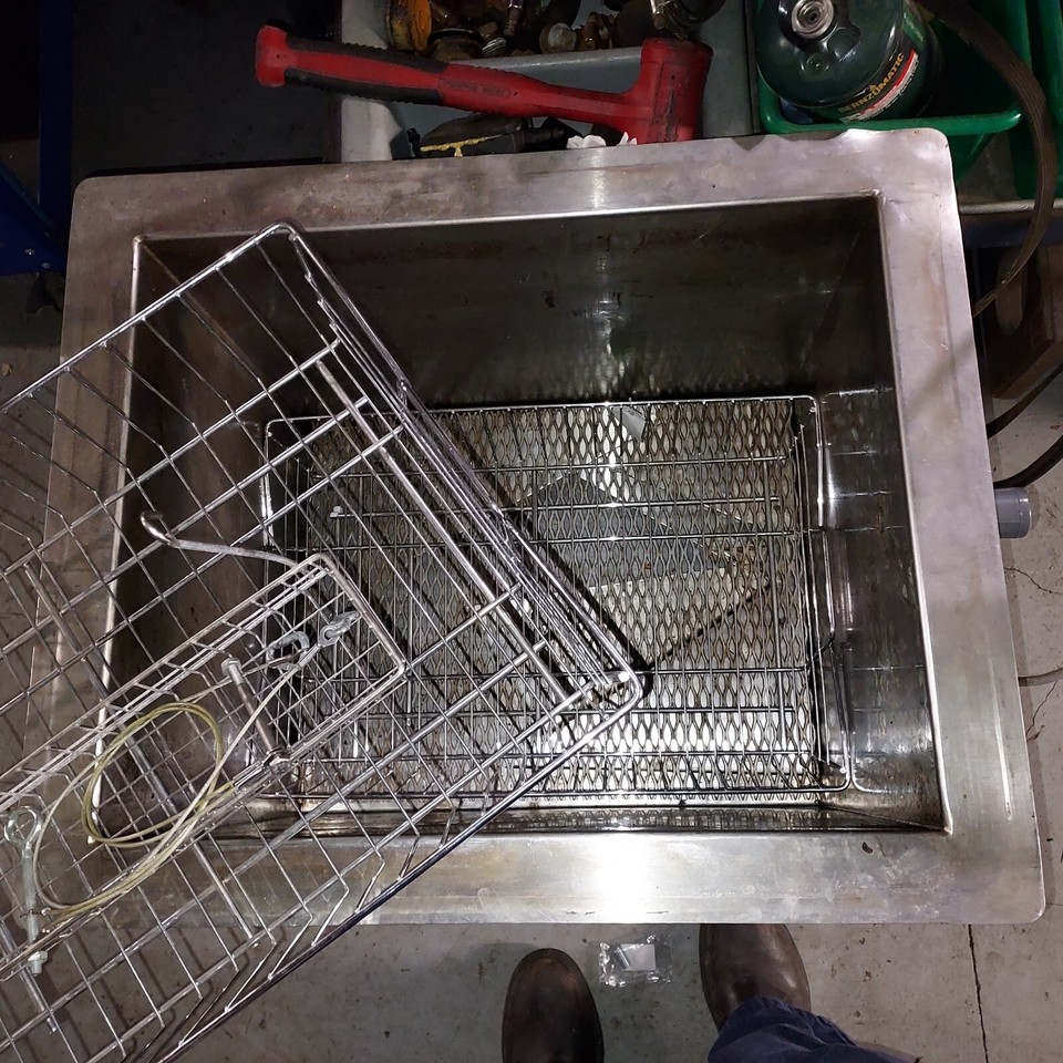 HEATED Ultrasonic Engine Parts Cleaning Machine Shop Equipment Baskets ...