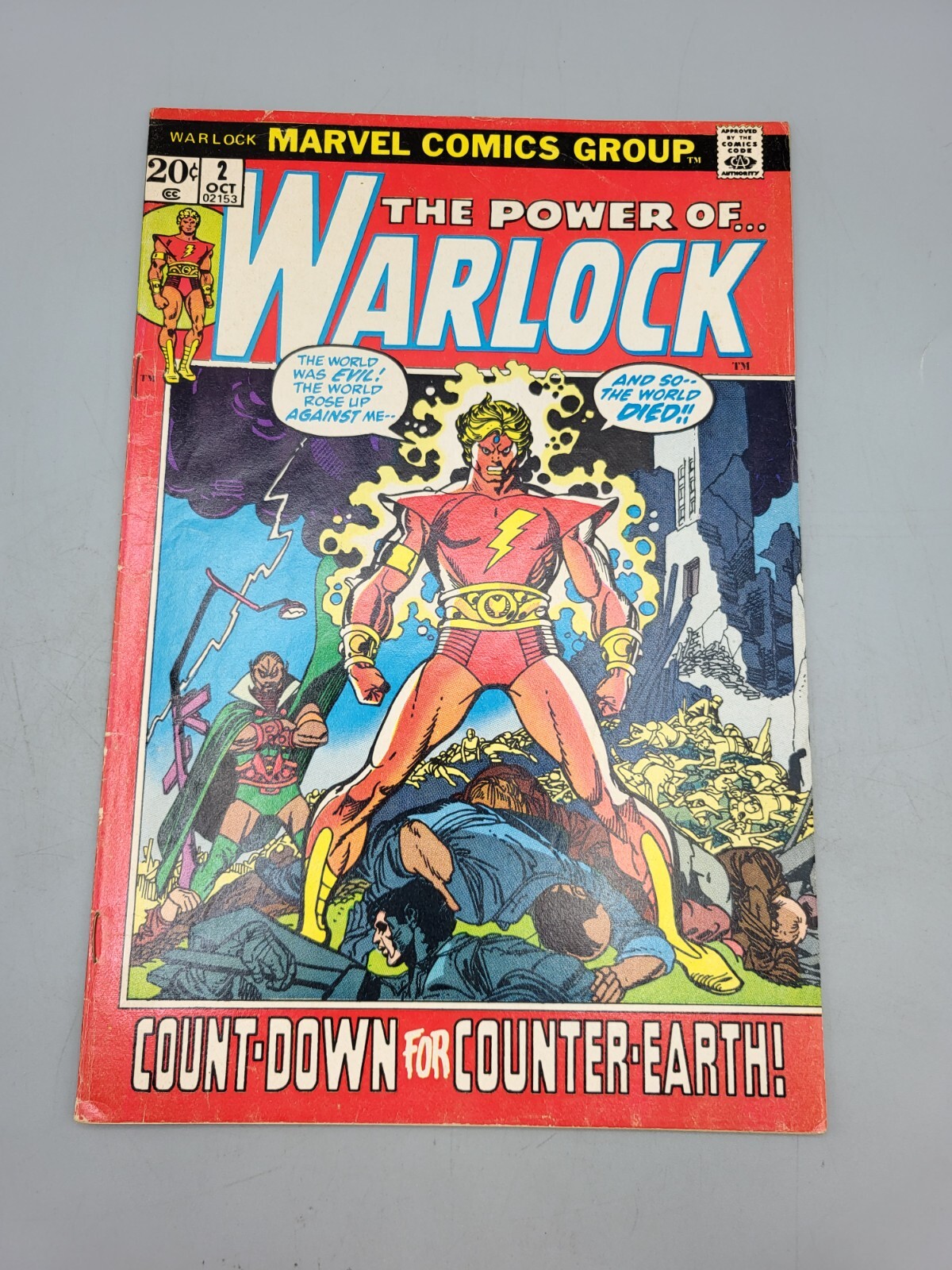 Warlock Vol 1 #2 Oct 1972 Count-Down For Counter-Earth Illustrated ...