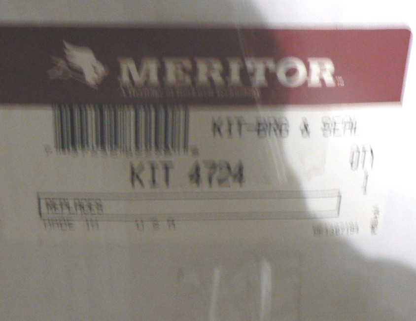 MERITOR KIT 4724 BEARING & SEAL KIT HM813810K HM813844K 29685K 29620K ...