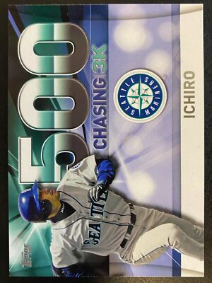 Ichiro 2016 Topps Baseball Chasing 3000 Seattle Mariners #3000-5 | eBay