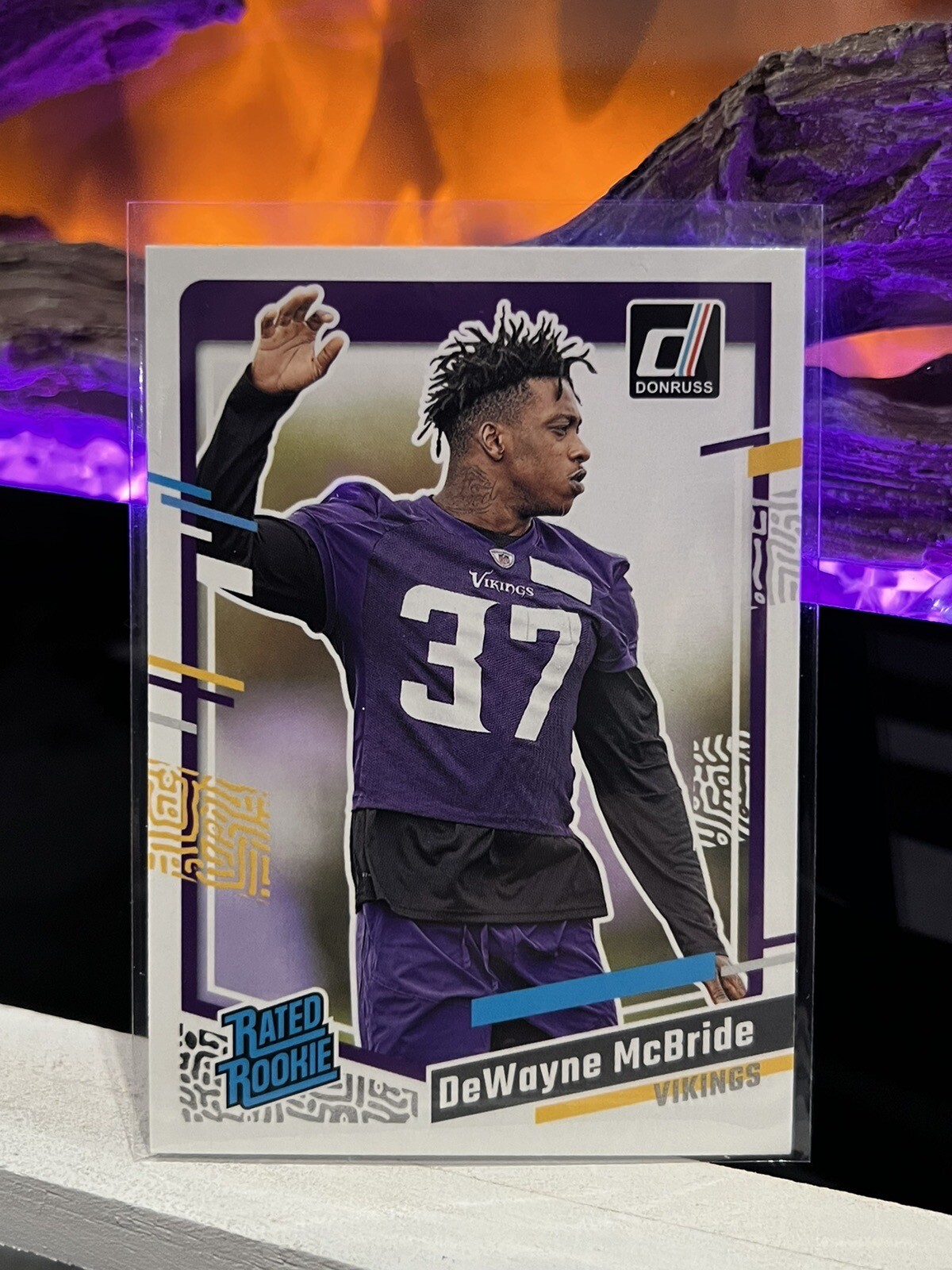 DeWayne McBride 2023 Donruss #366 Rated Rookie Vikings | eBay