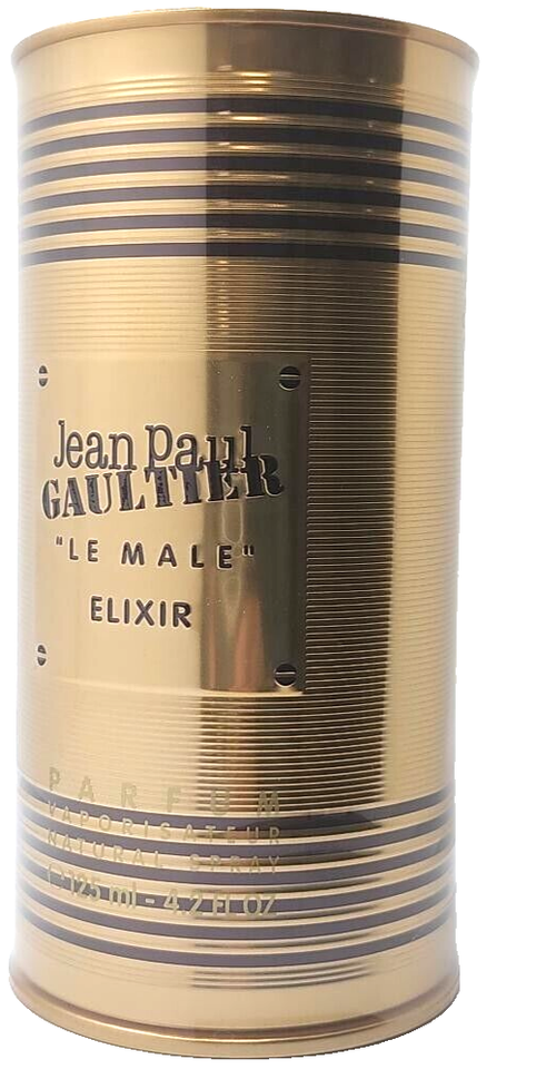 JEAN PAUL GAULTIER LE MALE ELIXIR PARFUM SPRAY FOR MEN 4.2 Oz / 125 ml ...