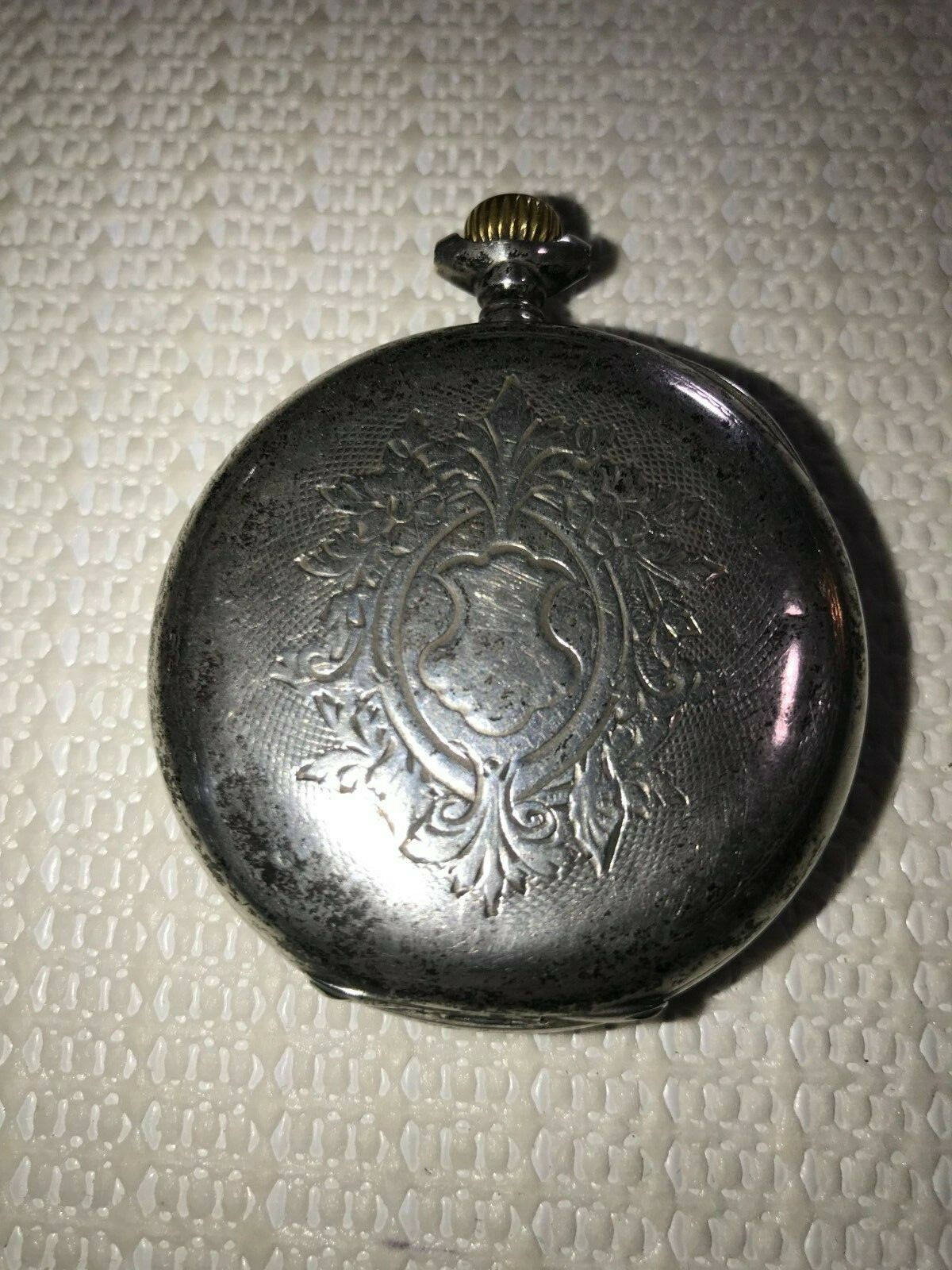 ANTIQUE GERMAN POCKET WATCH 800 SILVER 48MM CASE IN GOOD CONDITION | eBay