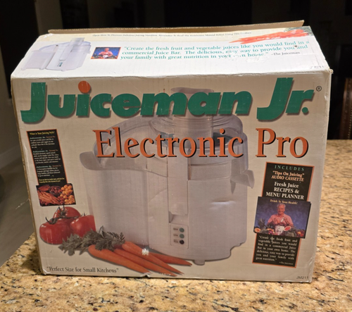 Juiceman Jr Pro Electronic Professional Series 211 Juicer + Book New | eBay