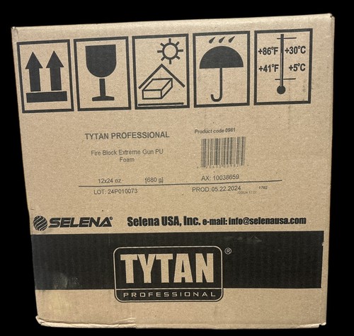 TYTAN Professional Fire Block Extreme Foam Sealant 24 oz (12 Cans) | eBay