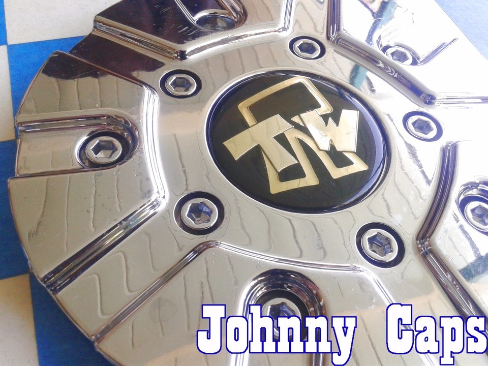 TRW Wheels [6] CHROME Center Caps NW007 Custom Wheel Center Hub Cap (1 ...