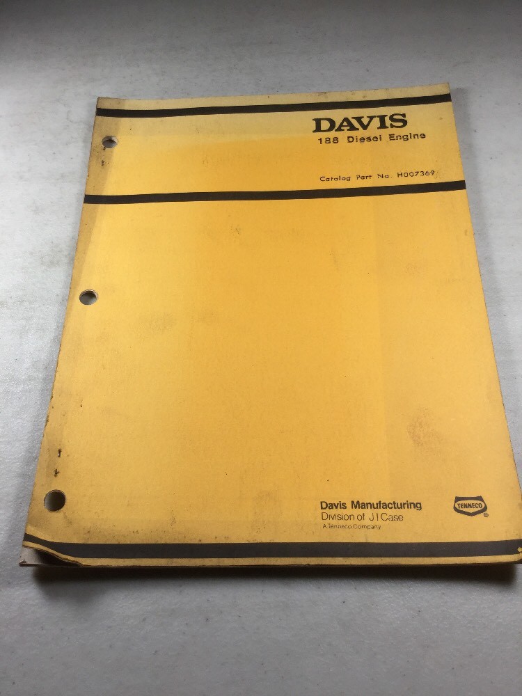 Davis-Case 188 Diesel Engine Parts Catalog | eBay