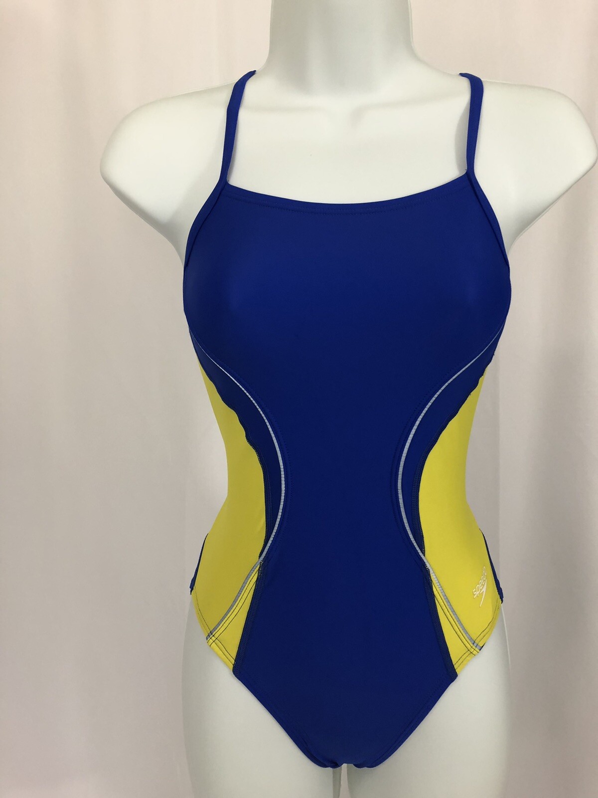 Speedo Size 26 Race PowerFlex Eco One-Piece SWIM SUIT Performance Blue ...