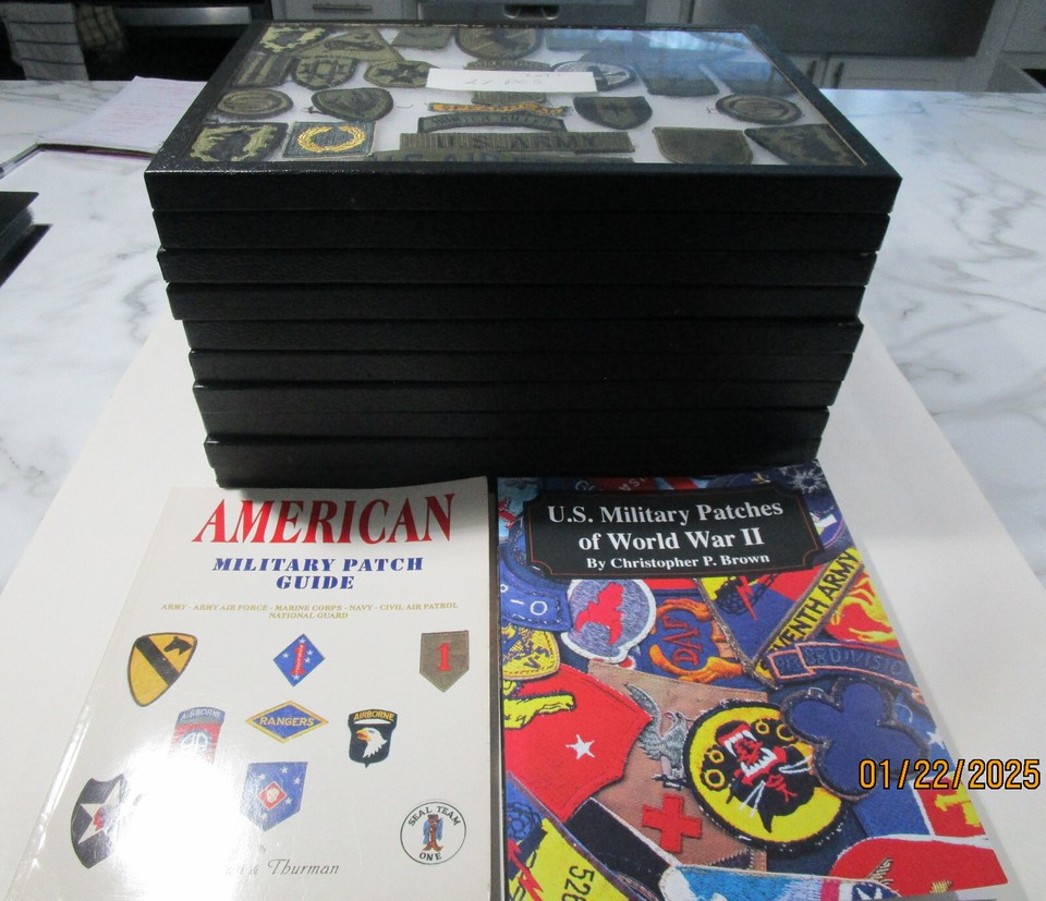 MILITARY ARMY PATCH COLLECTION WWII ERA VINTAGE PATCHES NOS 20 PCS ...