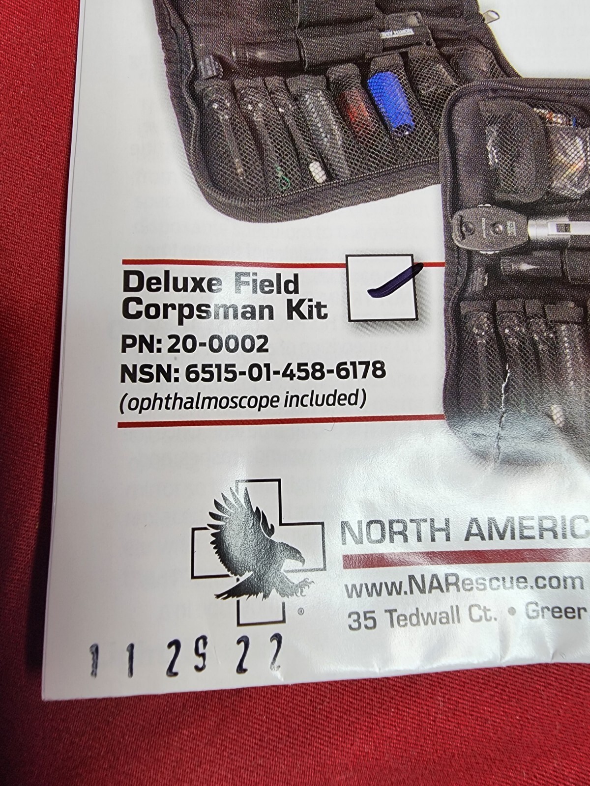 NORTH AMERICAN RESCUE - Deluxe Field Corpsman Kit - Includes HEINE Mini 3000! | eBay
