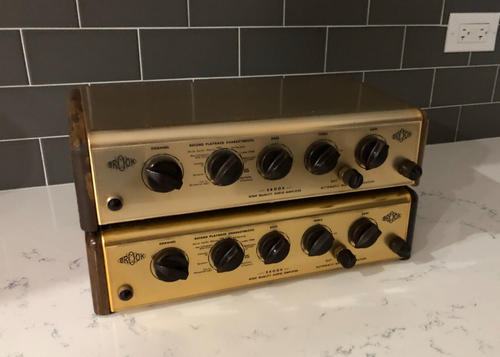Brook 4B Tube Preamplifier Pair w/POWER SUPPLY Plug & Play RESTORED ...