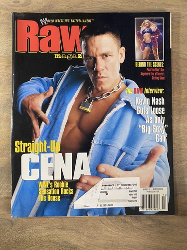 RAW WWF WWE Magazine April 2003 John Cena Torrie Wilson Playboy Kevin ...