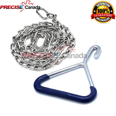 1 OB Handle + 60 Inch OB Chain Goat Forceps, Cattle Delivery ...