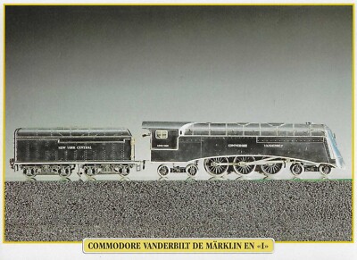 Fiche Train Modèle Réduit - Locomotive COMMODORE VANDERBILT de Märklin ...