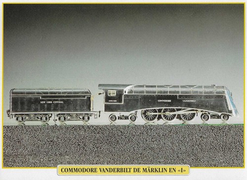 Fiche Train Modèle Réduit - Locomotive COMMODORE VANDERBILT de Märklin ...