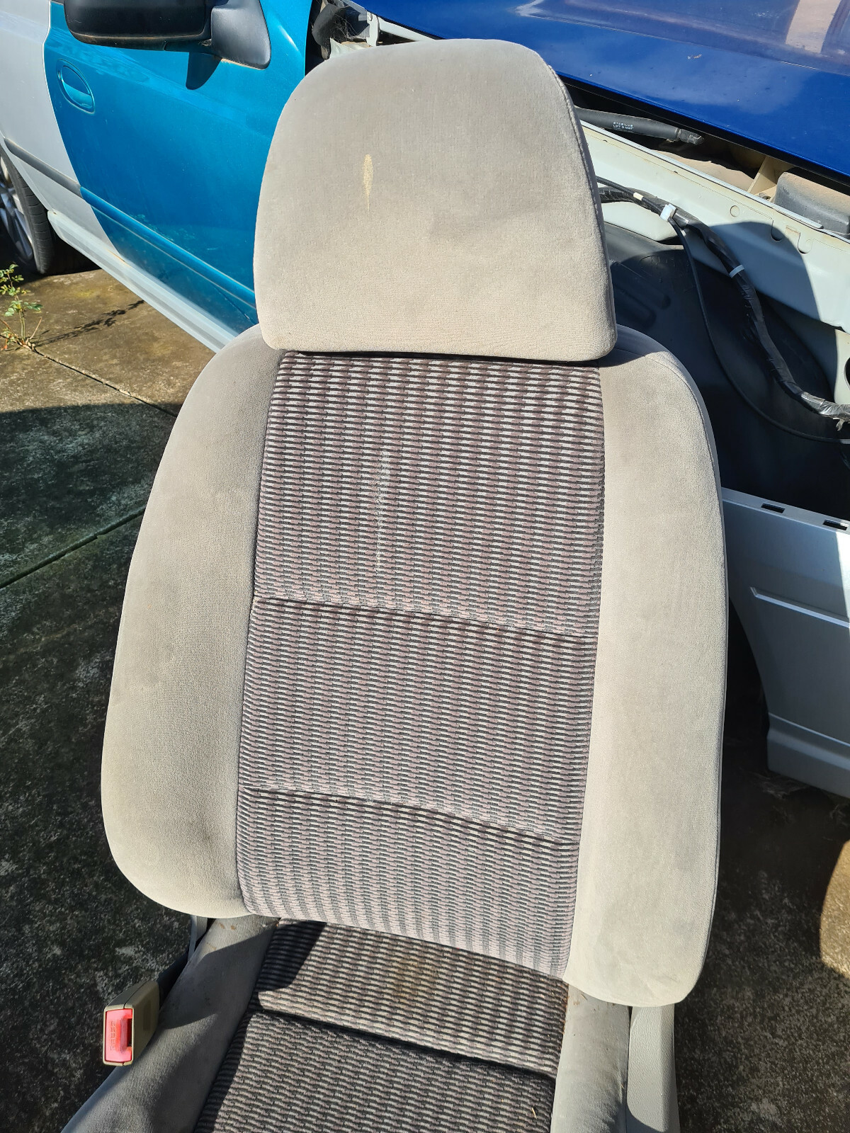 Ford BA BF Falcon XT Sedan Wagon Grey Cloth Front LH Passenger Seat ...