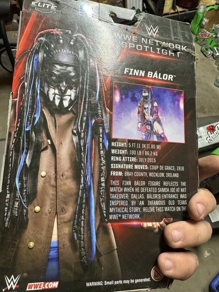 WWE The Demon Finn Balor Figure Mattel Elite WWE network Spotlight. | eBay