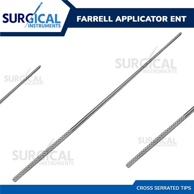 FARRELL Applicator, Cross serrated tips Medical ENT Instruments German ...