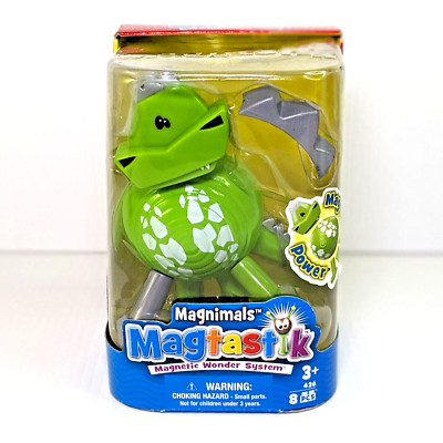 RARE Mega Bloks Magnimals Magtastik Dino Magnetic Wonder System Toy 3 ...