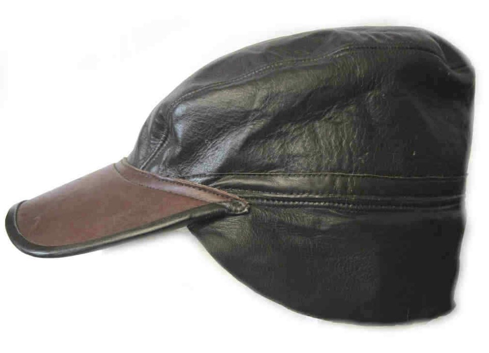 B-2 Flying Cap USAAF Winter WWII US Army Air Forces Leather Sheepskin ...