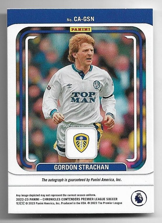 2022-23 Panini Chronicles Contenders Autographs Card : Gordon Strachan ...