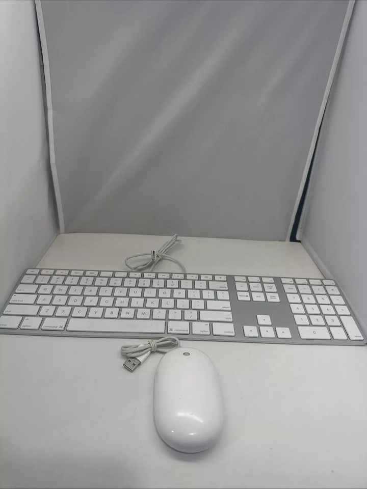 Genuine Apple A1243 Wired USB Keyboard for iMac Mac Mini Mac Pro w ...