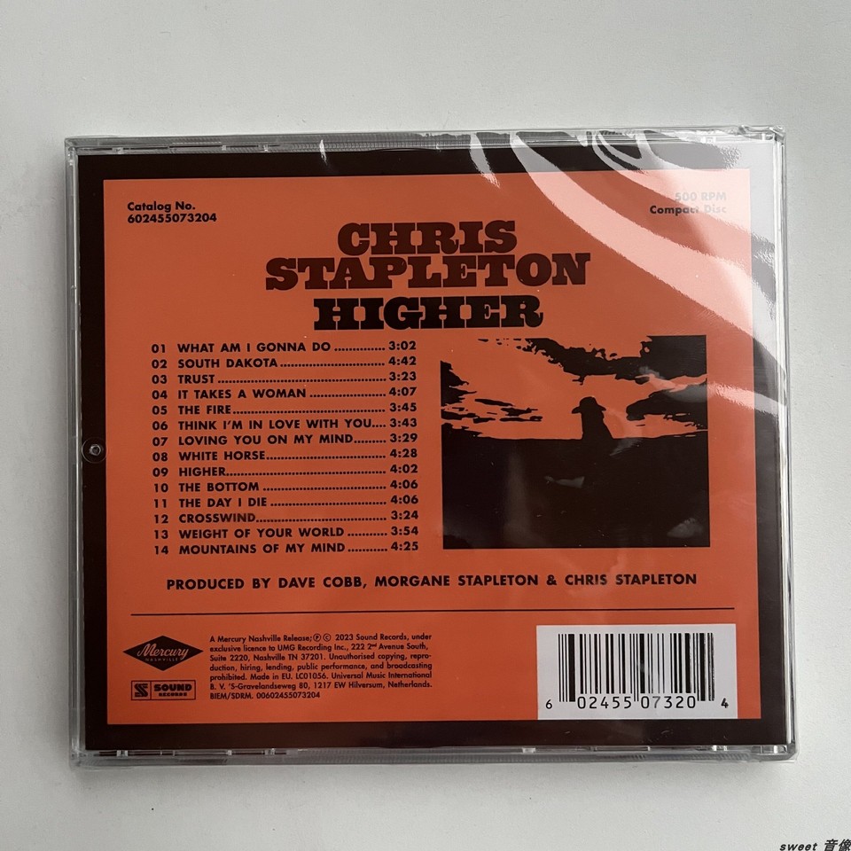 Chris Stapleton – Higher 602455073204 EU CD SEALED | eBay