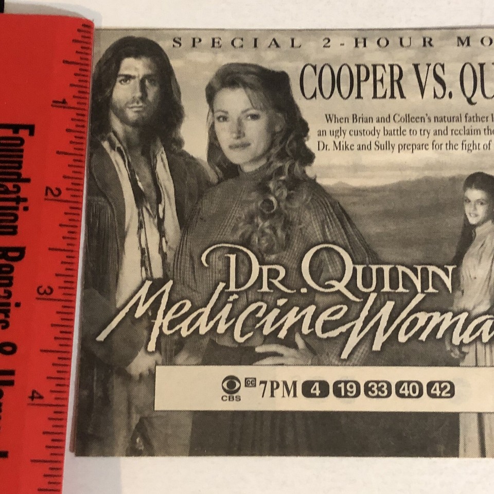 Dr Quinn Medicine Woman Tv Guide Print Ad Jane Seymour Joe Lando TPA18 ...